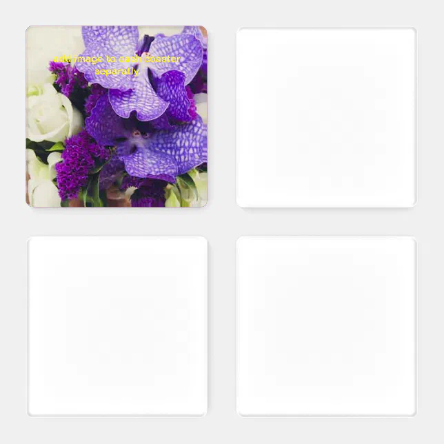 CERAMIC CUSTOM COASTER SET 4 EACH | Zazzle