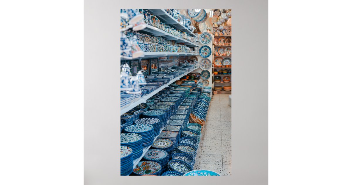 CERAMIC DINNERWARE LOT POSTER | Zazzle