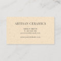 Ceramic Homemade Pottery Business Card | Zazzle
