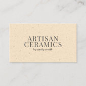 Ceramic Homemade Pottery Business Card | Zazzle