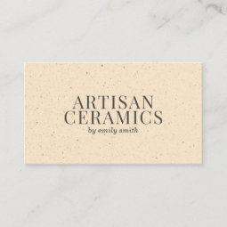 Ceramic Homemade Pottery Business Card | Zazzle