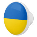 Ceramic knob pull with flag of Ukraine | Zazzle