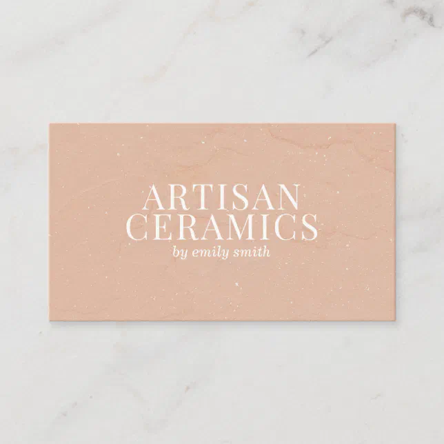 Ceramic Studio Homemade Pottery Business Card | Zazzle