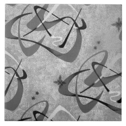 Ceramic Tile : BOOMERANG 2 - GREY LAGOON | Zazzle