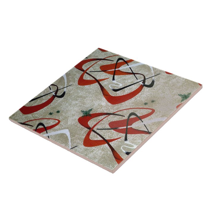 Ceramic Tile : BOOMERANG 2 - PRAIRIE ROSE | Zazzle.com