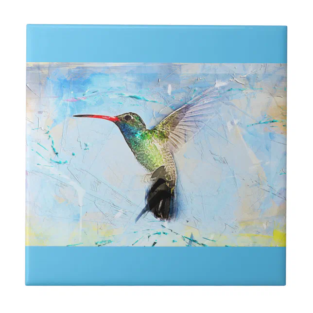 Ceramic tile Hummingbird | Zazzle
