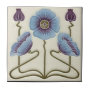 Ceramic Tiles - Blue Poppies | Zazzle
