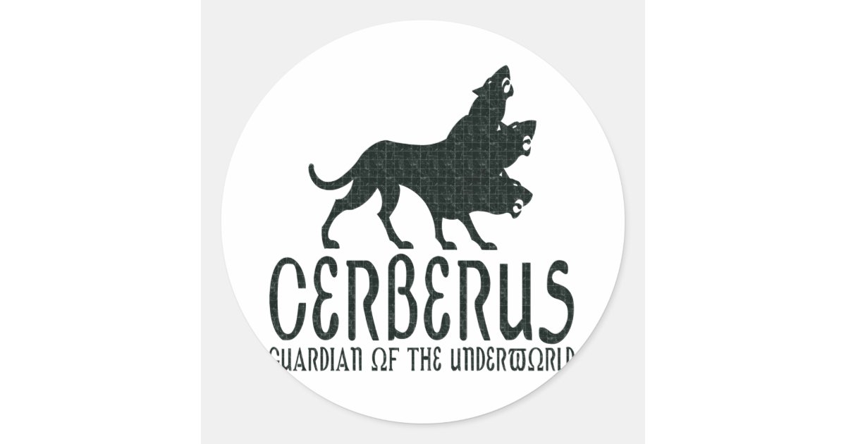Cerberus Classic Round Sticker | Zazzle