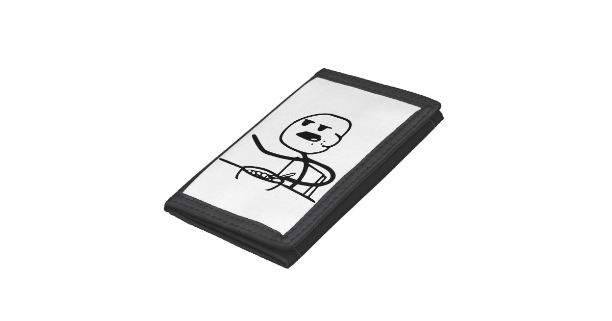 Cereal Meme Guy Trifold Wallet | Zazzle