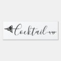 Ceremony Way Arrow Direction cocktail Sign | Zazzle