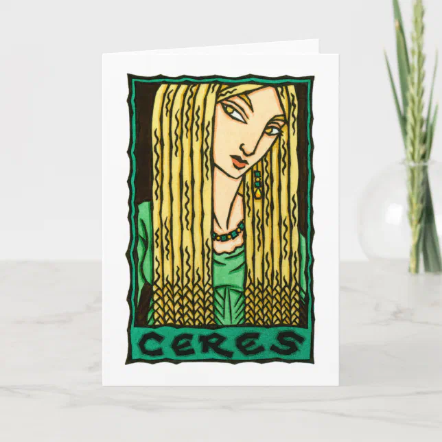 Ceres Greeting Card | Zazzle
