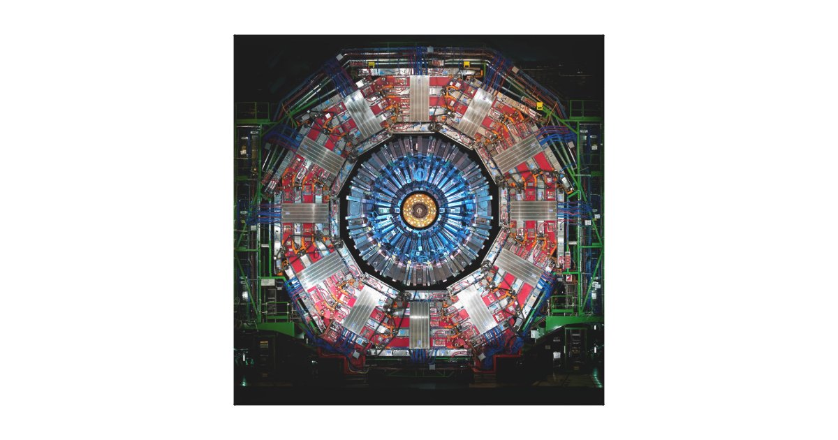 CERN LARGE HADRON COLLIDER CANVAS PRINT | Zazzle