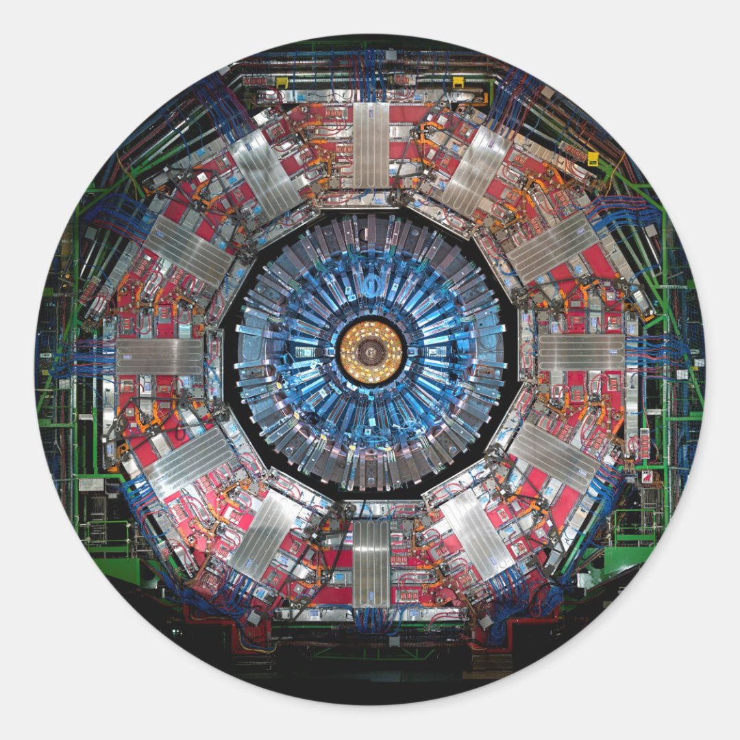 CERN Shiva LHC Classic Round Sticker | Zazzle
