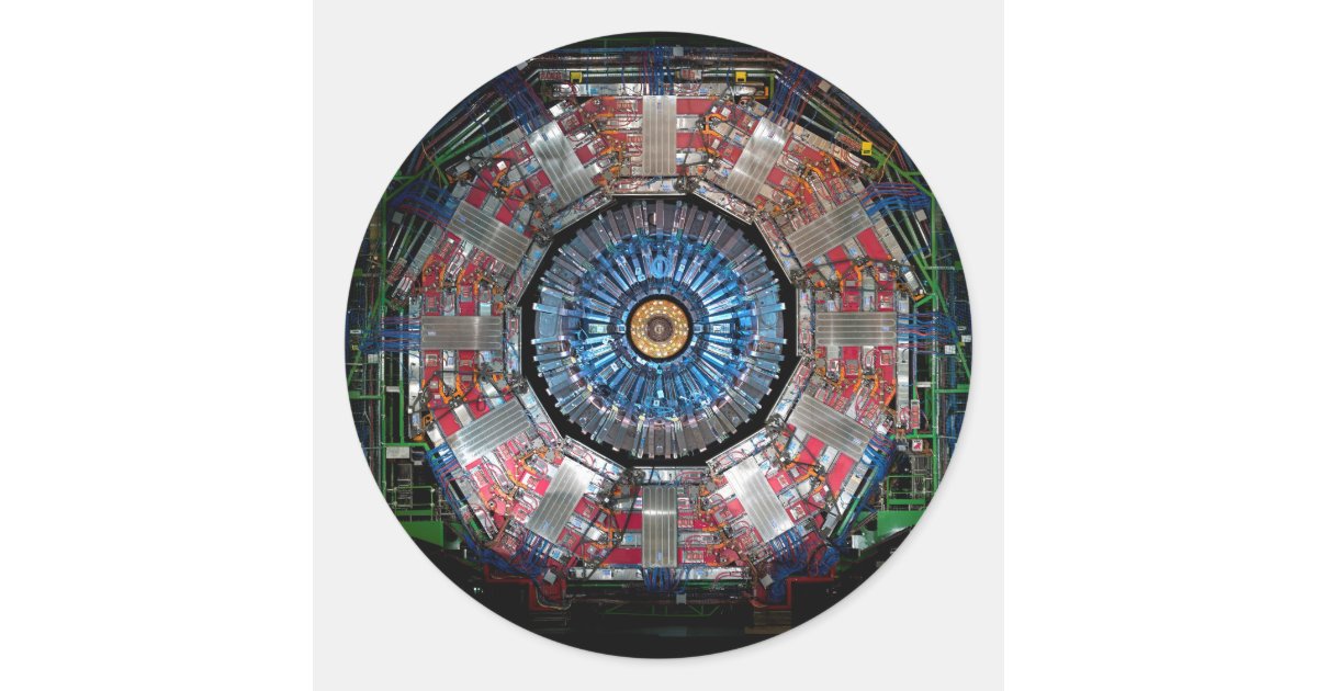 CERN Shiva LHC Classic Round Sticker | Zazzle