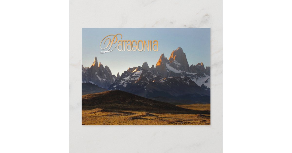 Cerro Torre and Monte Fitz Roy, Patagonia Postcard | Zazzle
