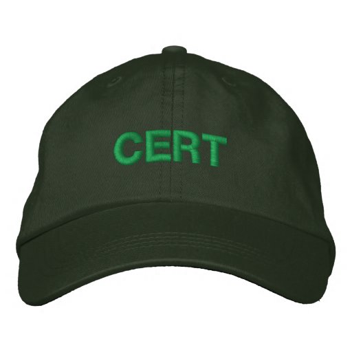 CERT Cap | Zazzle.com