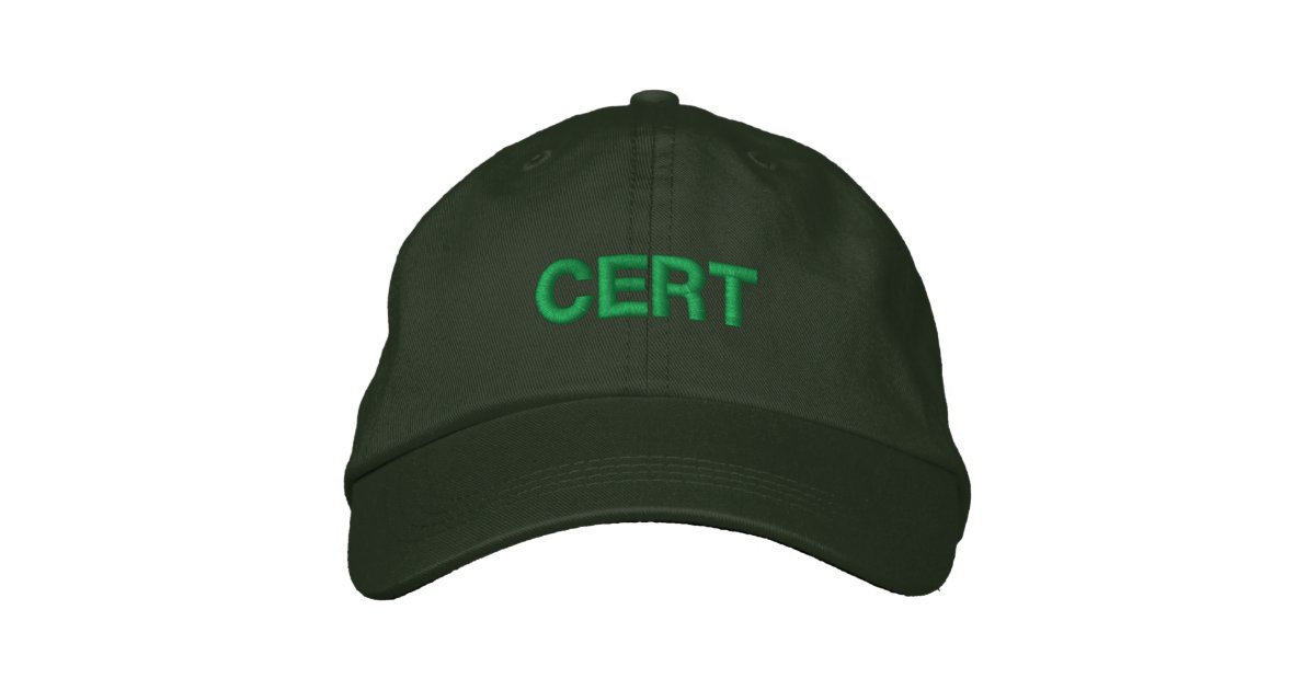 CERT Cap | Zazzle