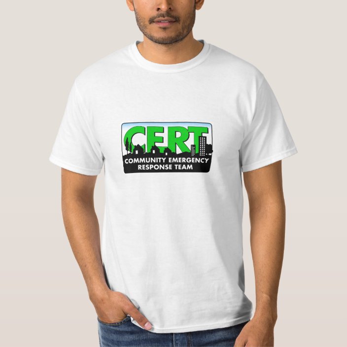 CERT (Community Emergency Response Team) T-Shirt | Zazzle.com
