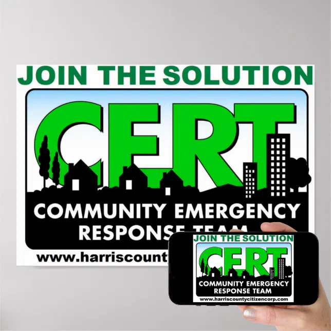 CERT Recruiting Poster | Zazzle