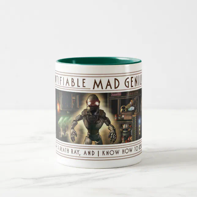 Certifiable Mad Genius Mug | Zazzle