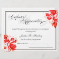 Certificate of Appreciation Award red Floral | Zazzle
