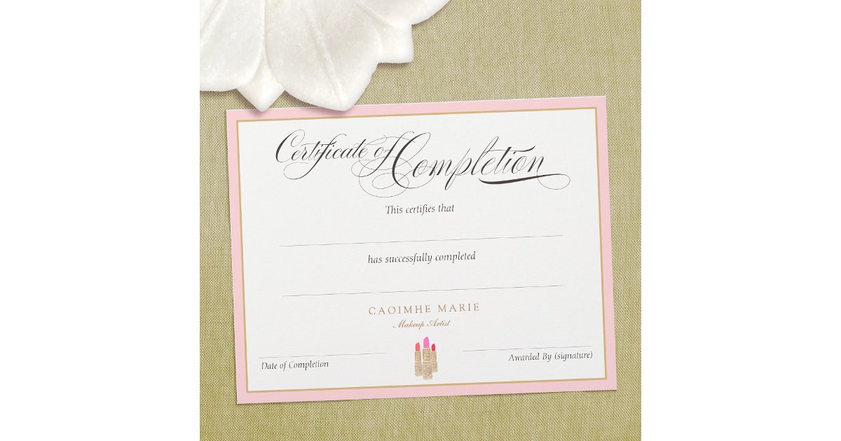 Certificate of Completion Award | Zazzle