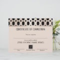 Certificate of Completion Award Luxury Gold | Zazzle