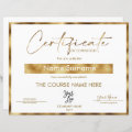 Certificate of Completion Course Completion Logo | Zazzle