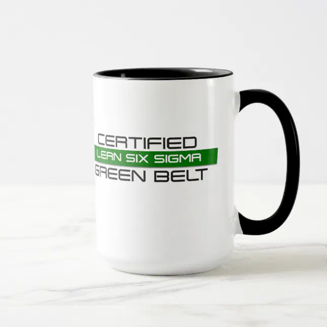 Certified Lean Six Sigma Green Belt Coffee Mug | Zazzle
