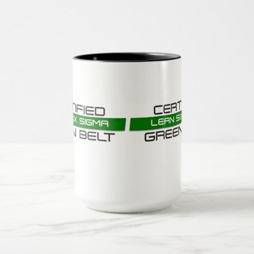 Certified Lean Six Sigma Green Belt Coffee Mug | Zazzle