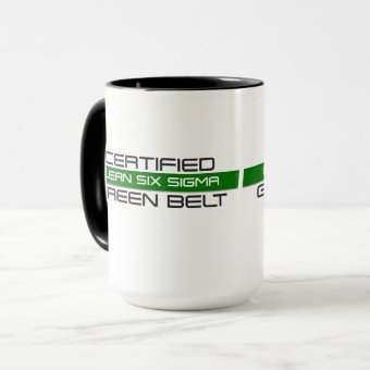Certified Lean Six Sigma Green Belt Coffee Mug | Zazzle