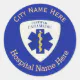 Certified Paramedic Shield Custom Round Sticker | Zazzle