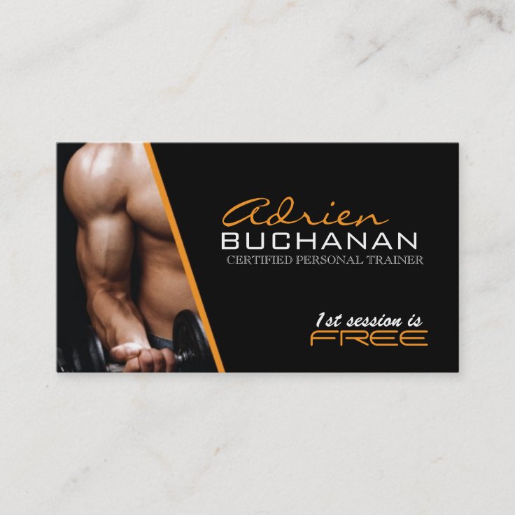 Certified Personal Trainer Business Card | Zazzle