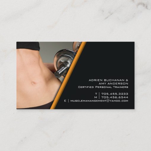 Certified Personal Trainer Business Card | Zazzle