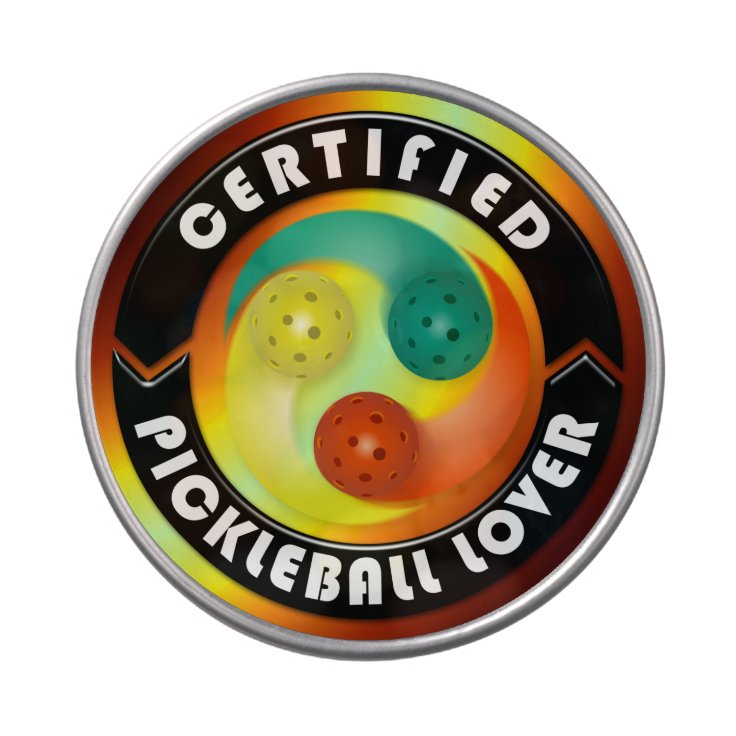 Certified Pickleball Lover 1 Options Candy Tin | Zazzle