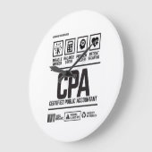 certified public accountant-CPA Large Clock | Zazzle