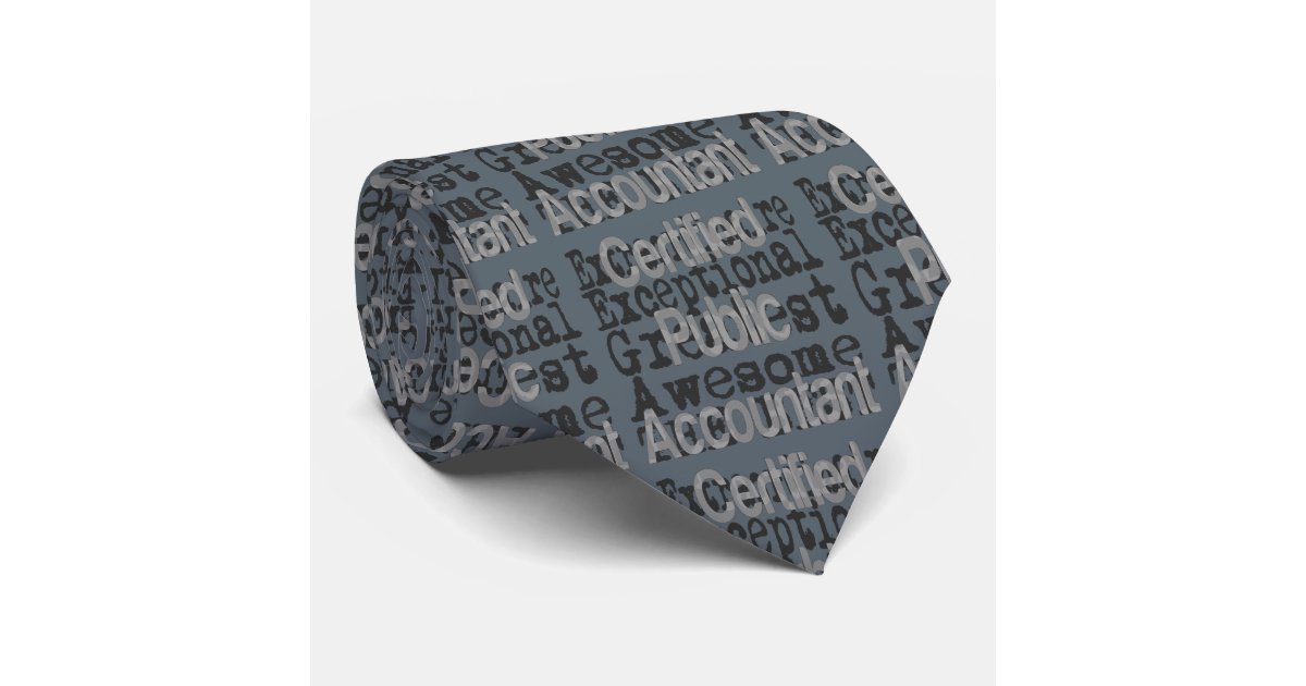 Certified Public Accountant Extraordinaire Tie | Zazzle