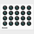 Cervical Cancer Fight Cancer Ribbon Classic Round Sticker | Zazzle