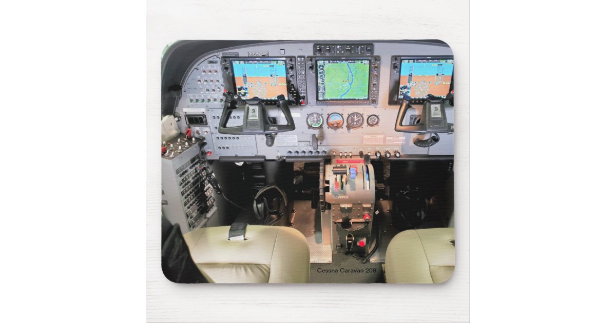 Cessna Caravan Cockpit Mouse pad | Zazzle