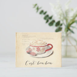 C'est Bon Bon Postcard | Zazzle