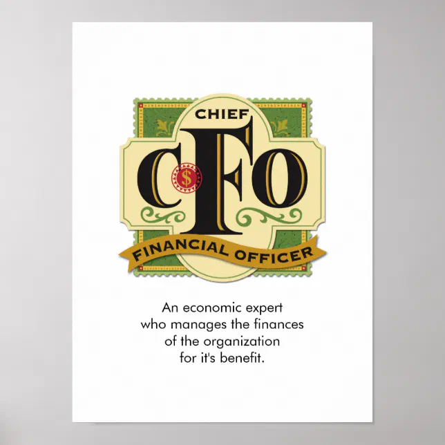 “CFO” Poster | Zazzle