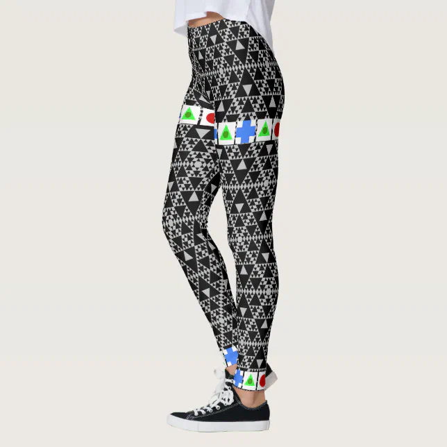 CGI, VFX, Motion Capture Pattern Leggings | Zazzle