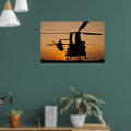 CH-47 CHINOOK HELICOPTER POSTER | Zazzle