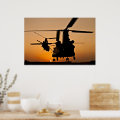 CH-47 CHINOOK HELICOPTER POSTER | Zazzle