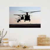 CH-47 Chinooks Poster | Zazzle