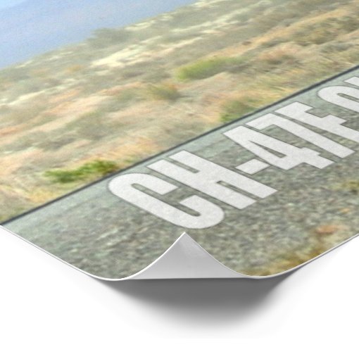 CH-47F CHINOOK POSTER | Zazzle