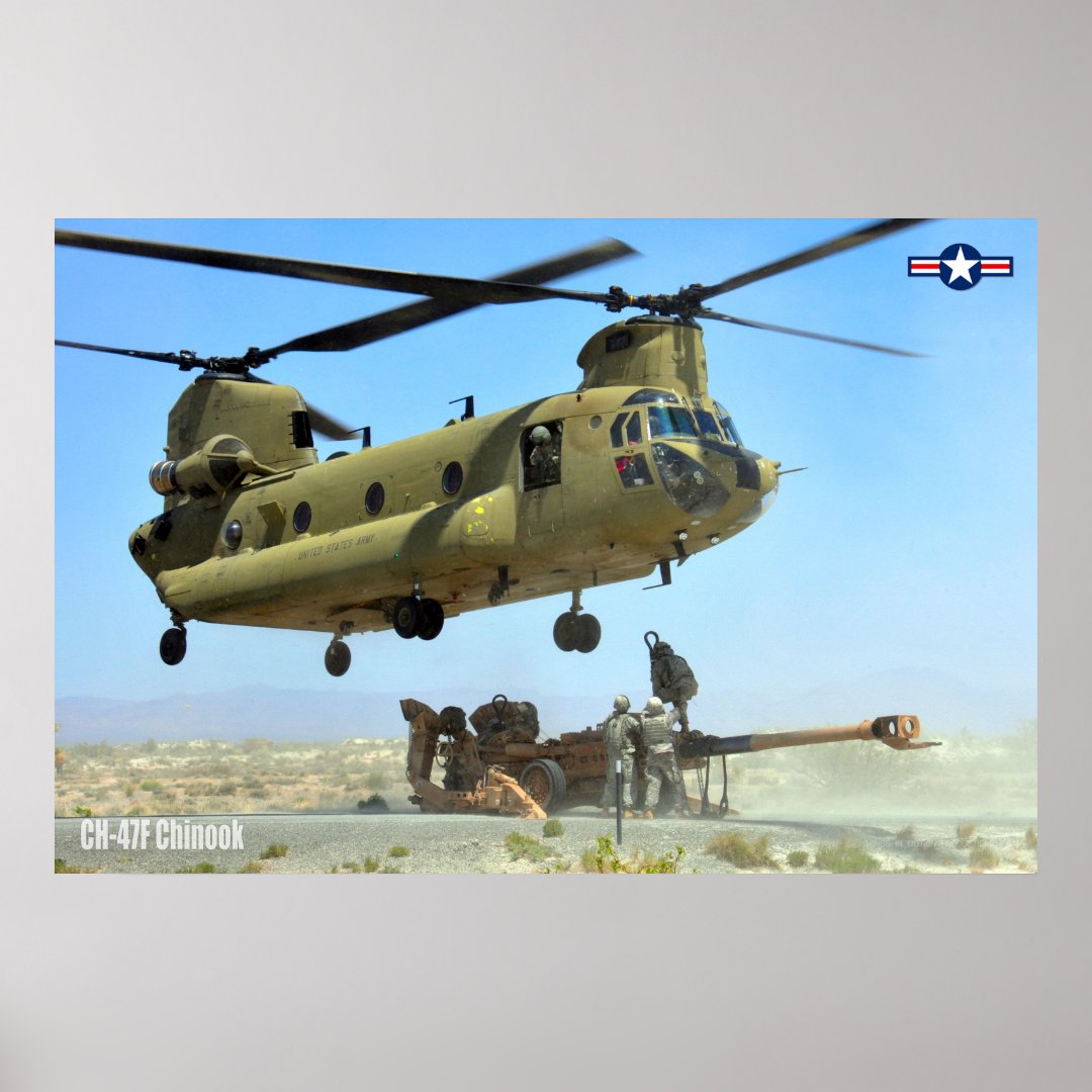 CH-47F CHINOOK POSTER | Zazzle