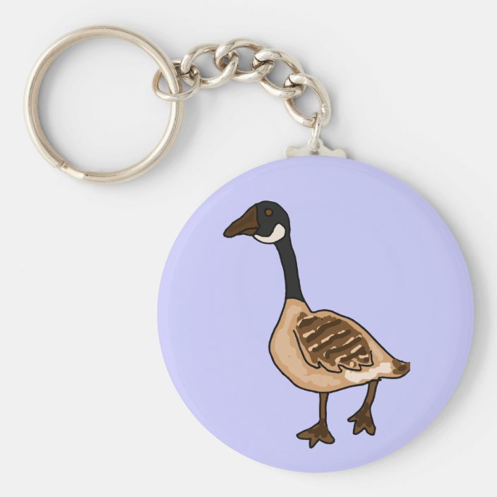 CH- Funny Goose Keychain | Zazzle.com