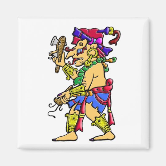 Chac mayan rain god magnet | Zazzle.com