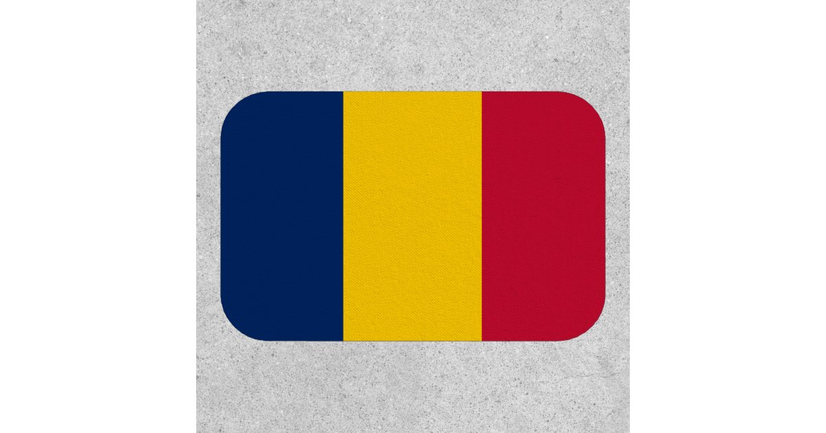 Chad Flag Patch | Zazzle